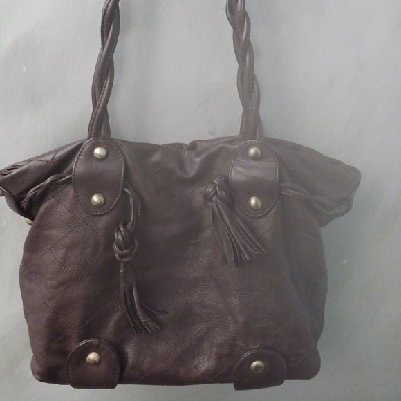 Michael Rome | Bags | Michael Rome Rich Brown Leather Shoulder Bag ...